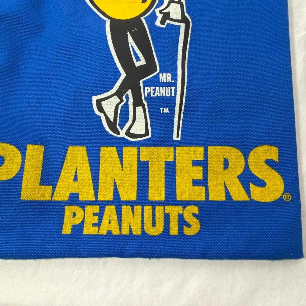 Vintage Mr. Peanut Planters Peanuts Blue Canvas Draws… - Gem